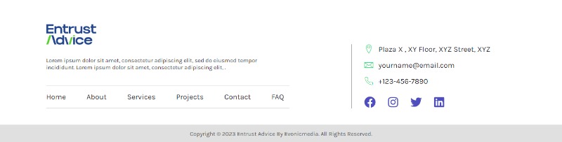 Entrust Advice - Business & Finance Consulting Elementor Template Kit by Evonicmedia